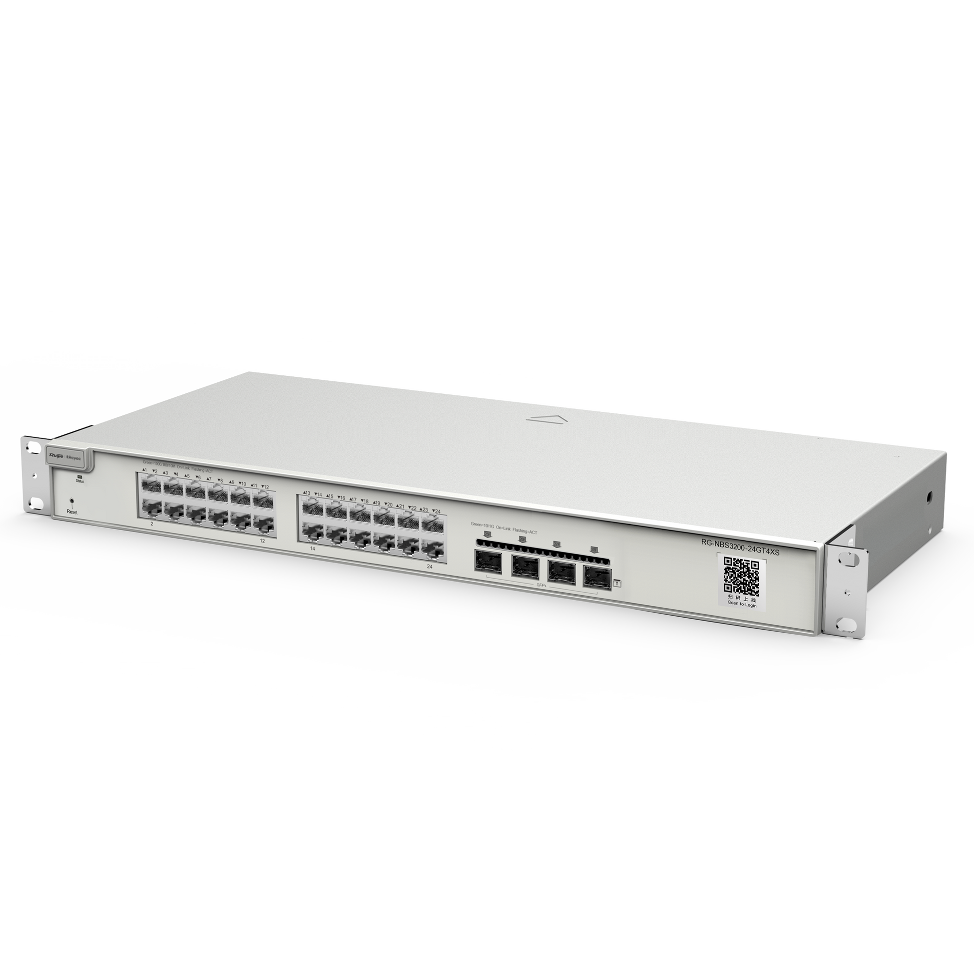 Reyee Switch Cloud Layer 2+ - 24 Gigabit RJ45 ports - 4 SFP+ 10 Gbps ...
